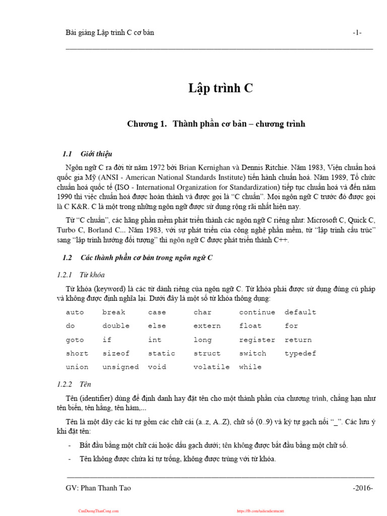 CTDL Long Gui | PDF