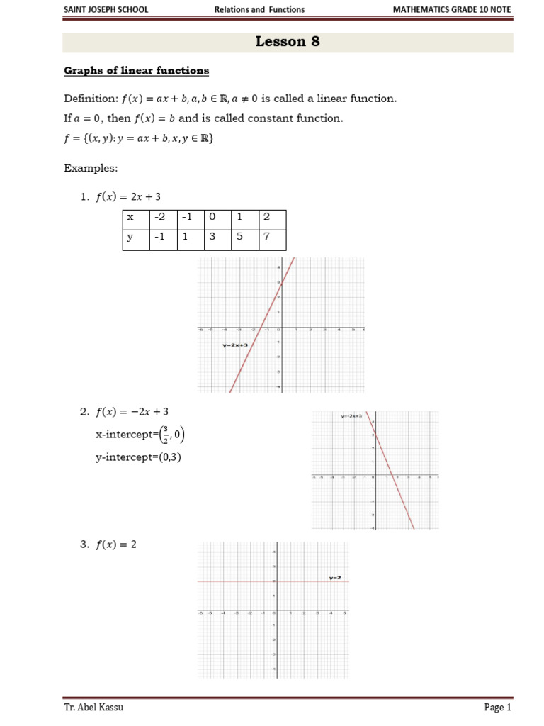 Mathematics Grade 10 Unit 1 Note 2 | PDF | Vertex (Graph Theory ...