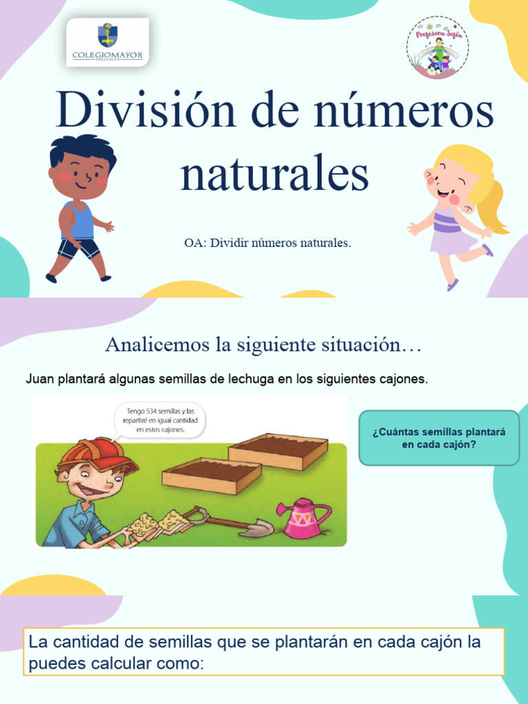 División de Números Naturales | PDF