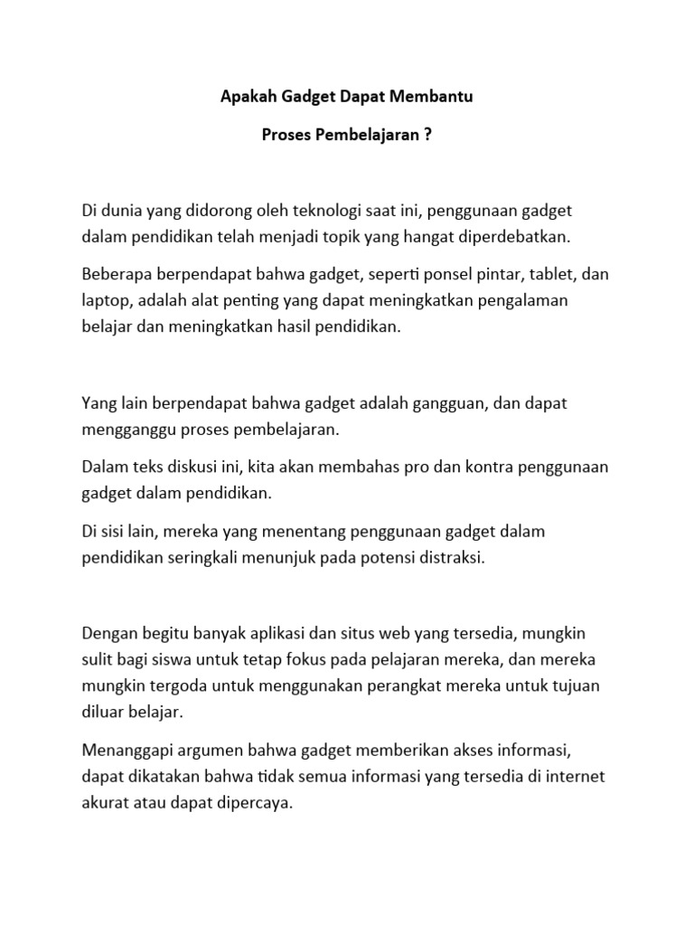 Teks Diskusi | PDF
