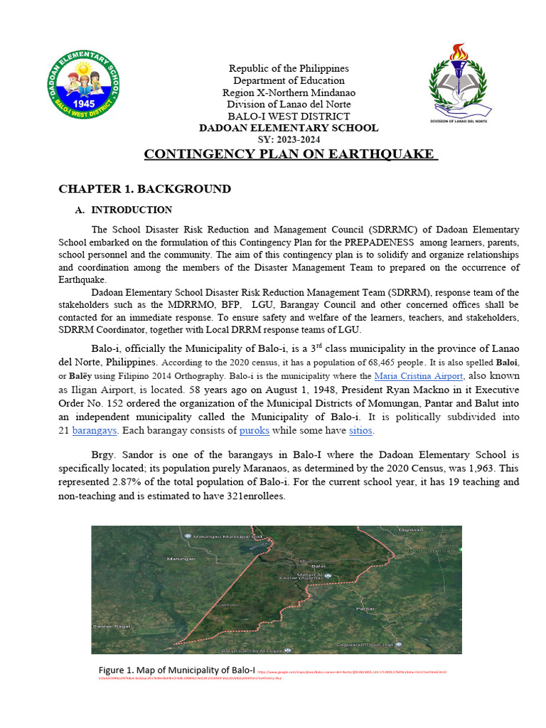 Sample ConPlan - Activity Output | PDF | Flood | Hazards