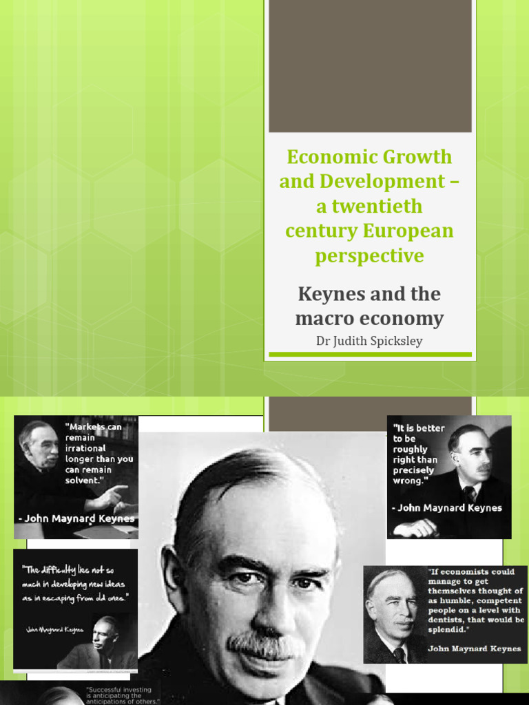 EGDE - Lecture 8 Keynes and The Macro Economy - For Students | Download ...