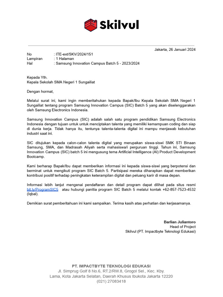 Samsung Campus Batch 5: AI Bootcamp | PDF