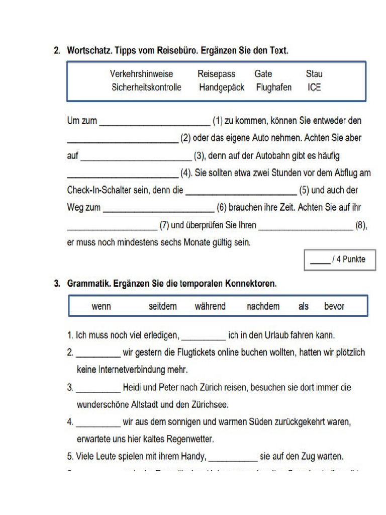 Worksheet Kapitel - 9 B1 Plus | PDF