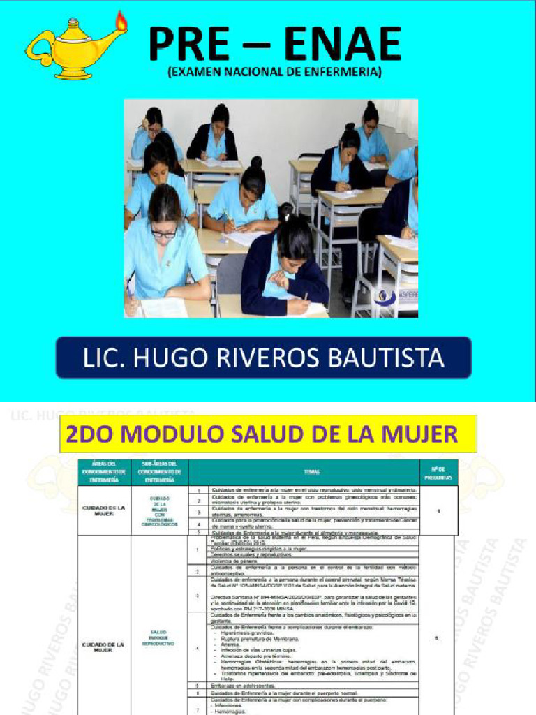 Modulo Mujer 2do | PDF