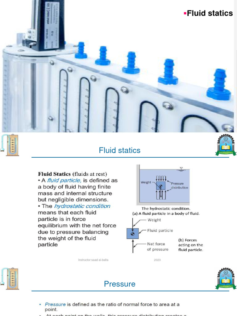Fluid Mechanics 2 | PDF | Pressure | Pressure Measurement
