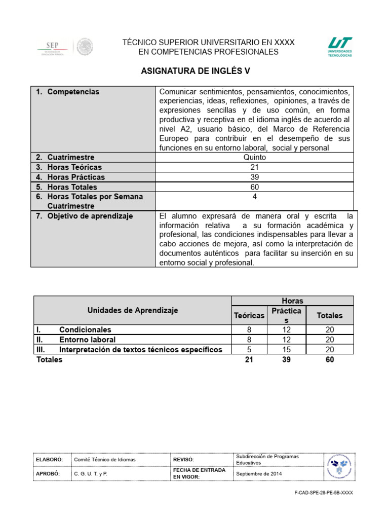 Ingles V | PDF | Aprendizaje | Multimedia