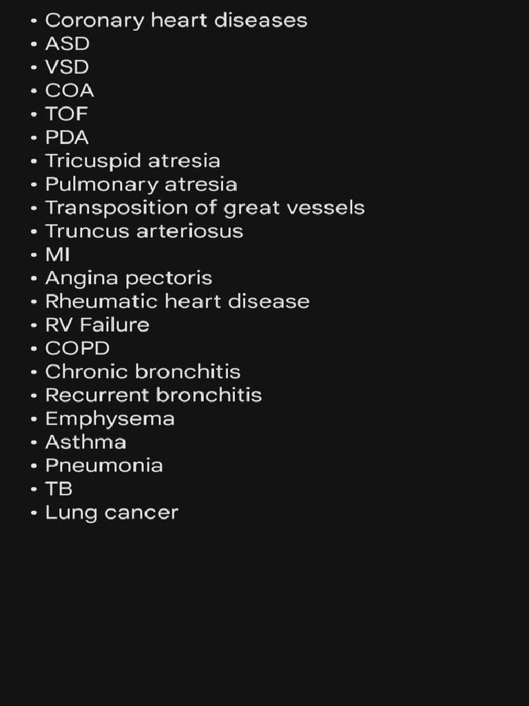 Cardiology - Notes 2 | PDF