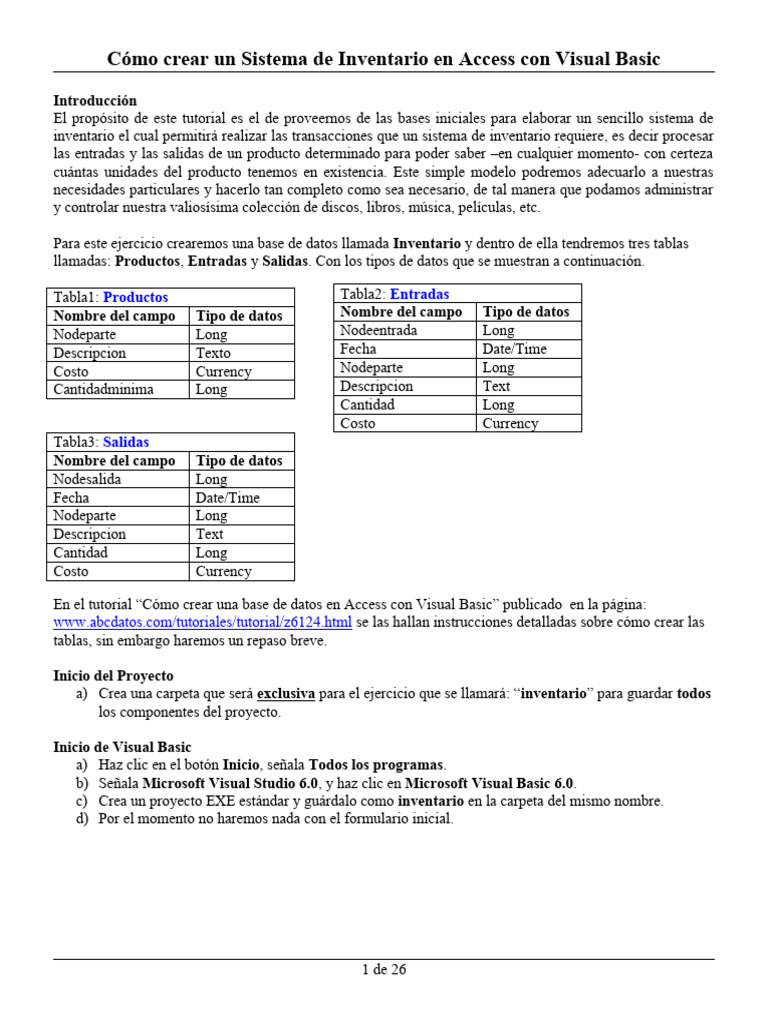 Cómocrearunsistemadeinventariocon Visual Basic | PDF | Básico | Inventario