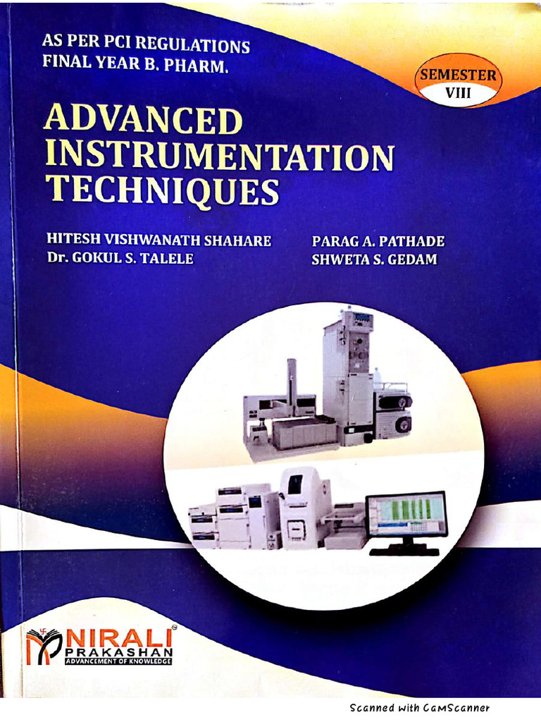 Advanced Instrumentation Techniques Nirali Prakashan 1 PDF Free | PDF Advanced Instrumentation Techniques Nirali Prakashan 1 PDF Free | PDF