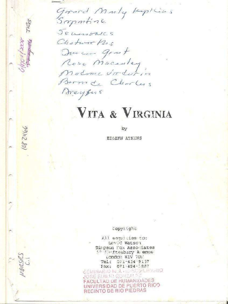 Vita Virginia | PDF