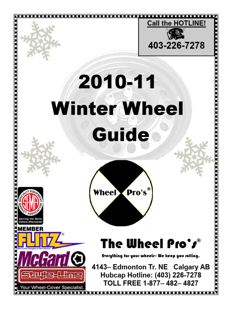2010 11 RETAIL Winter Wheel Guide | PDF | Automotive Industry | Vehicles