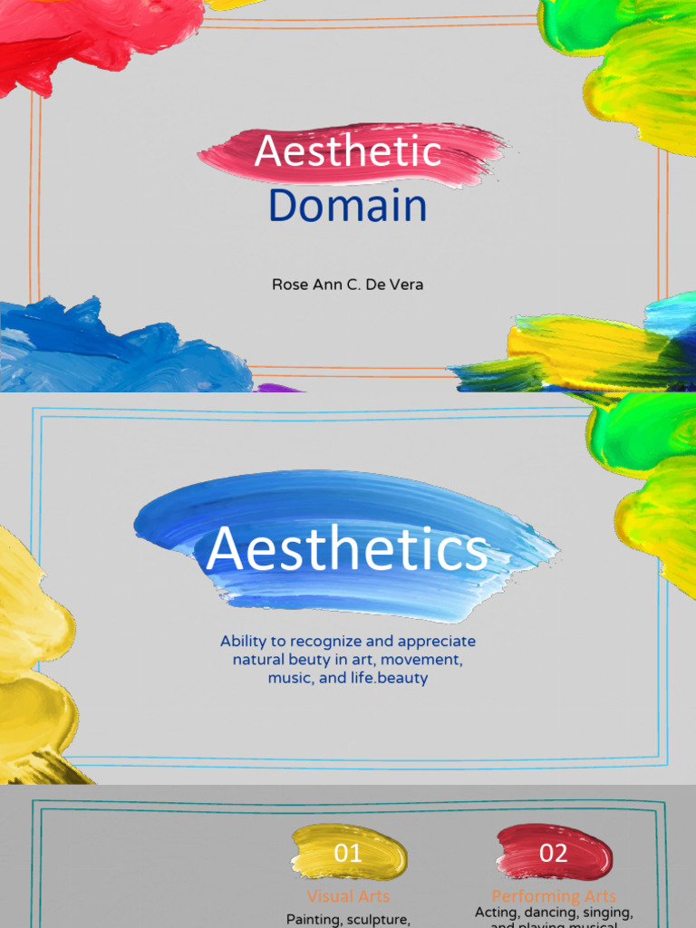 Aesthetic Domain | PDF | Aesthetics | Learning