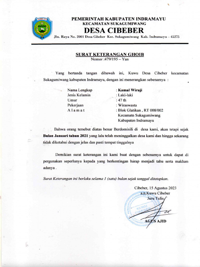 Keterangan Goib | PDF