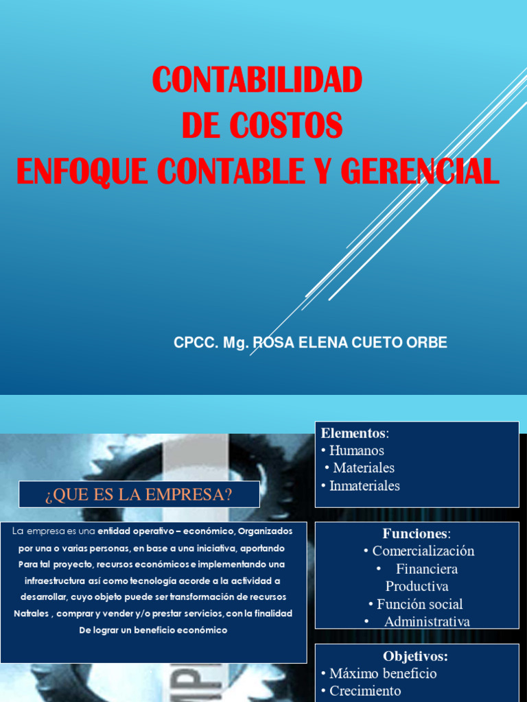 Enfoque Contable y Gerencial | PDF | Contabilidad | Análisis FODA