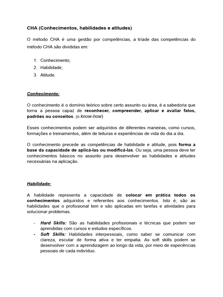 Método Cha | PDF
