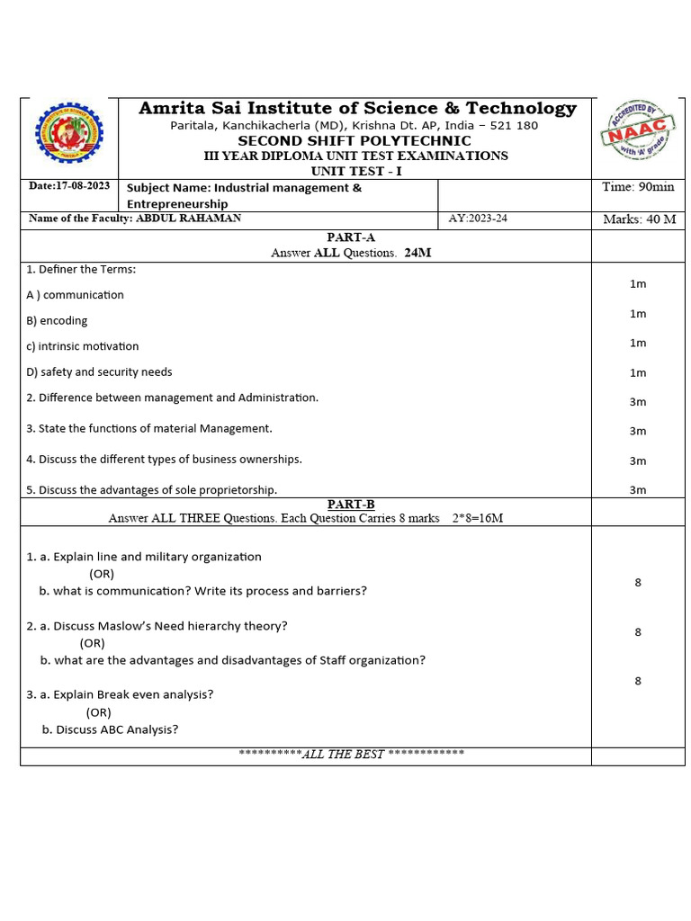 Ime Mid 1 | PDF | Cognition
