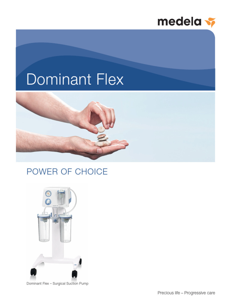 Medela Dominant Flex Suction Pump Guide | PDF | Pump | Vacuum