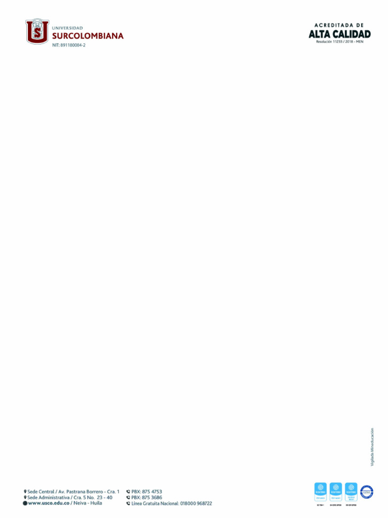 Plantilla Usco | PDF