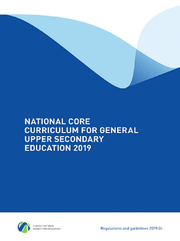Finland's Upper Secondary Curriculum 2019 | PDF | Curriculum | Schools