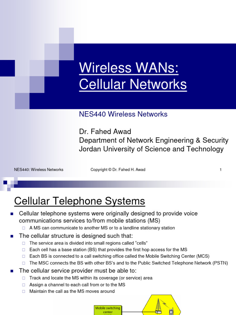 Chapter 5 - Wireless WAN | PDF | Cellular Network | General Packet ...