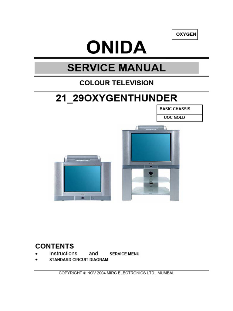 Onida 21-29oxygenthunder Uoc Gold | PDF | Loudspeaker | Sound