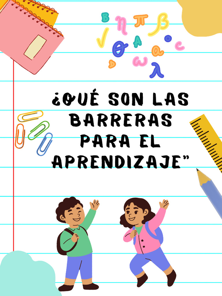 Barreras de Aprendizaje | PDF | Aprendizaje | Inclusión (Educación)