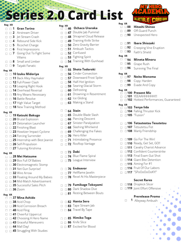 MHA Crimson Rampage Set List 5122022 | PDF