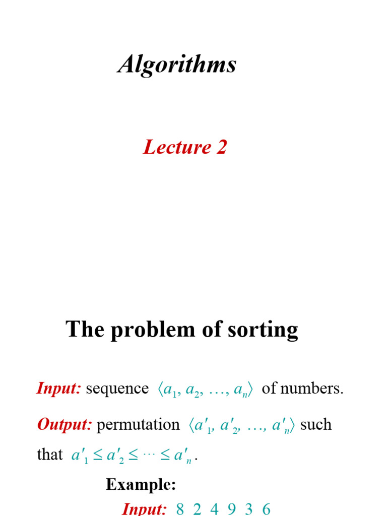 Algorithms | PDF | Software Engineering | Mathematical Logic