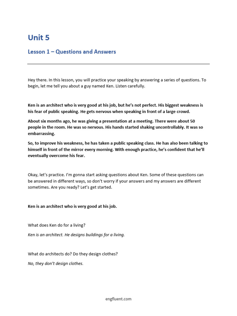 Unit 5 Lesson 1 Pdf 