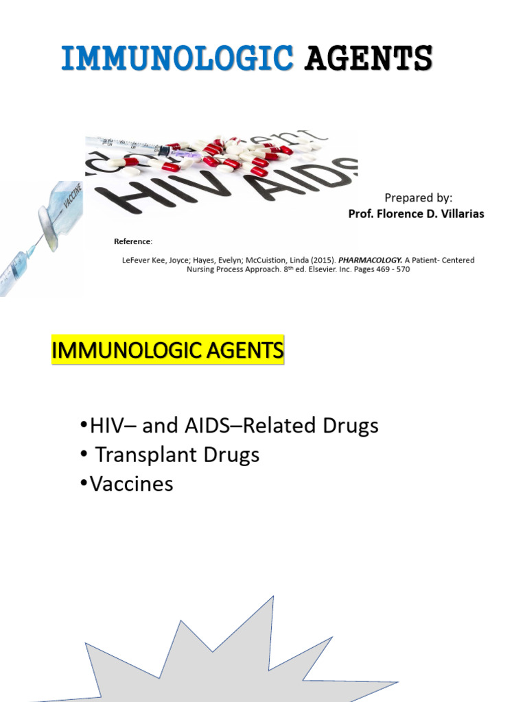 Immunologic Agents PDF | PDF | Hiv/Aids | Infection