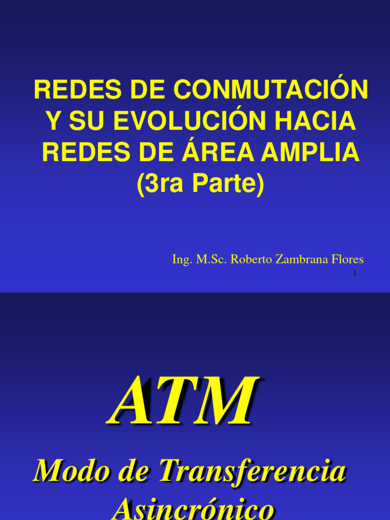 Evolución de Redes hacia ATM | PDF | Informática