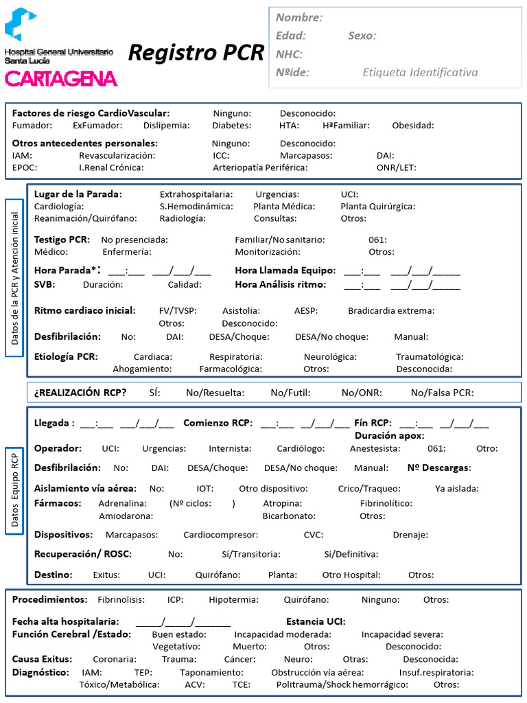 HOJA Registro PCR | PDF