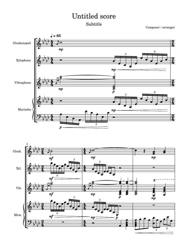 DCI Thing-Score - and - Parts | PDF