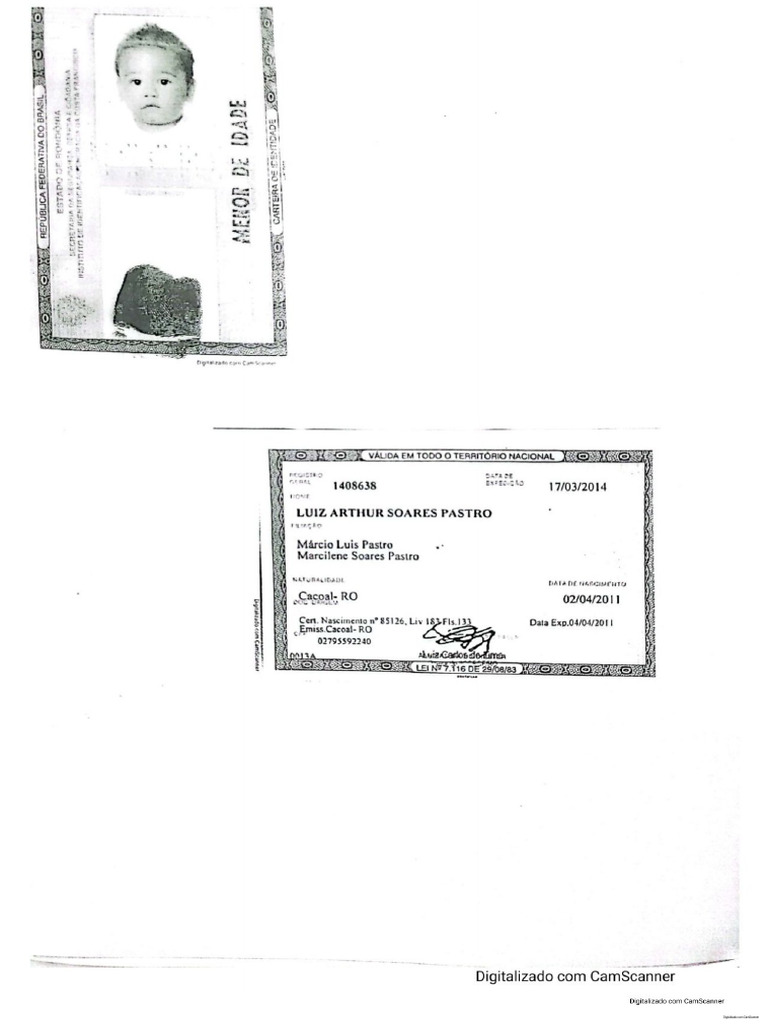 RG - Luiz Arthur | PDF