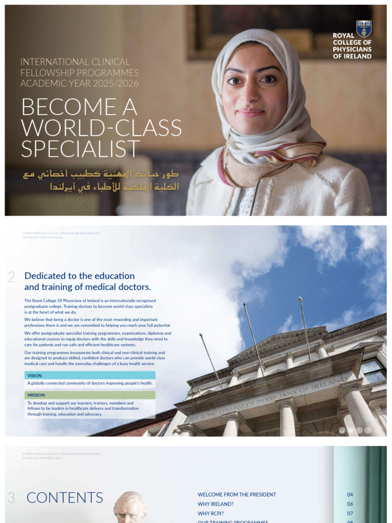International Clinical Fellowship Programme Brochure - September - 2023 ...