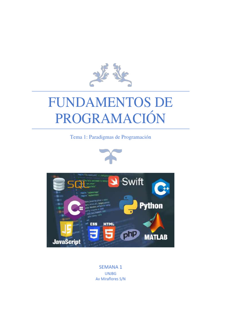 Semana 1 FP | PDF | Informática