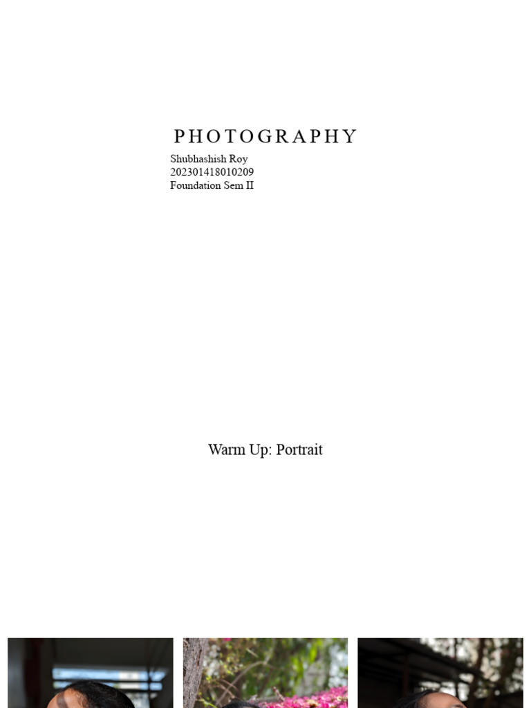 Photography Module | PDF