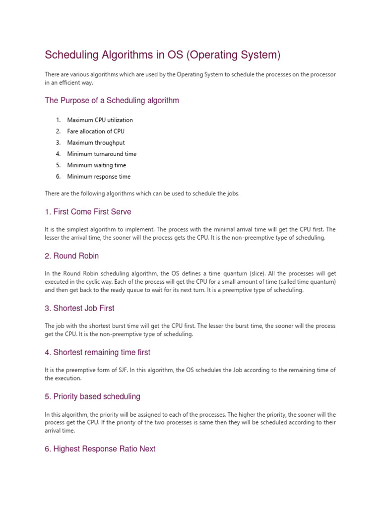 UnitIII Copy I | PDF | Scheduling (Computing) | Operations Research