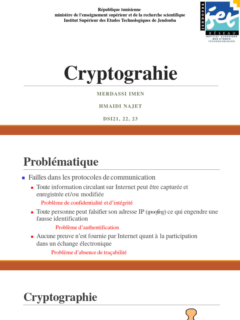 Chapitre2 Cryptographie | PDF