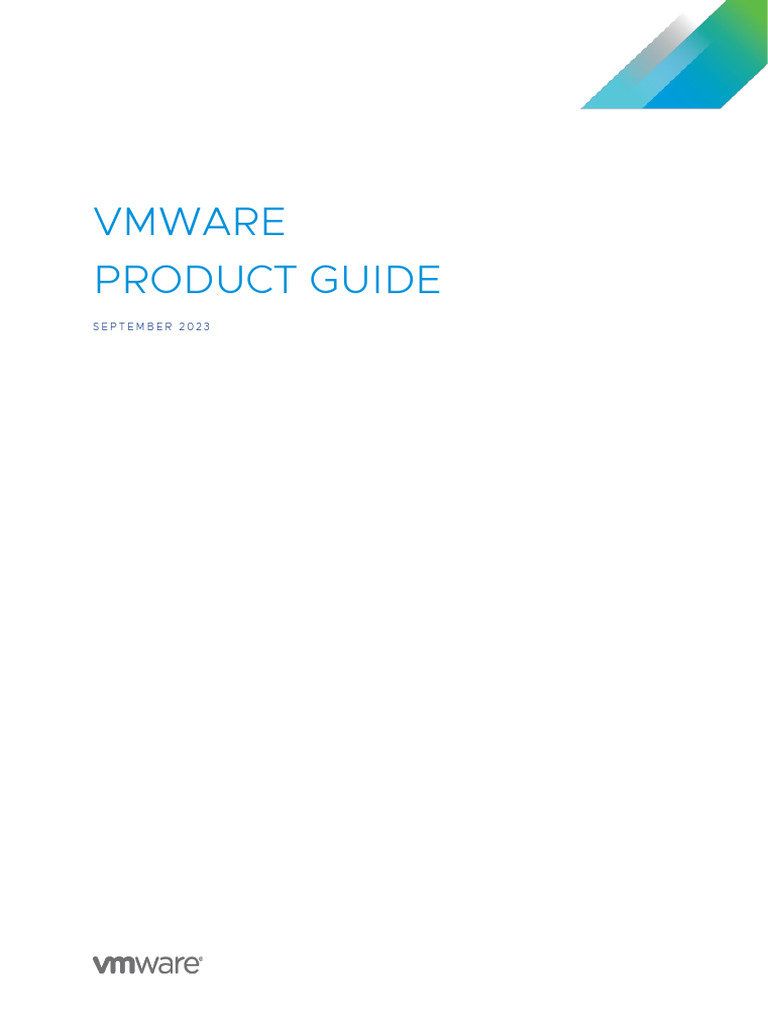 Vmware Product Guide | PDF | Computers