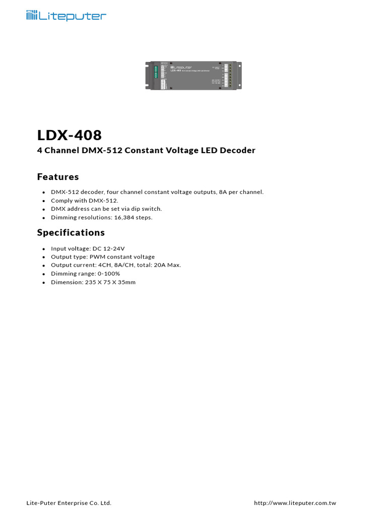 LDX-408 - Lite-Puter | PDF