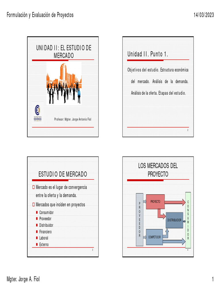 Unidad II Form y Eval de Proyectos | PDF | Marketing | Producto (Negocio) Unidad II Form y Eval de Proyectos | PDF | Marketing | Producto (Negocio)