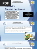 Precios Corrientes: Concepto y Uso | PDF | Precios | Euro