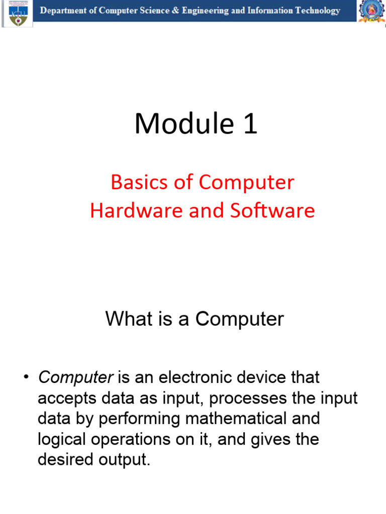 C MODULeeeeee | PDF | Computer Data Storage | Central Processing Unit