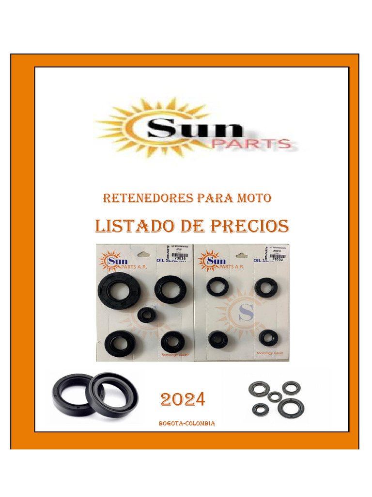 NUEVO CATALOGO SUN PARTs | PDF