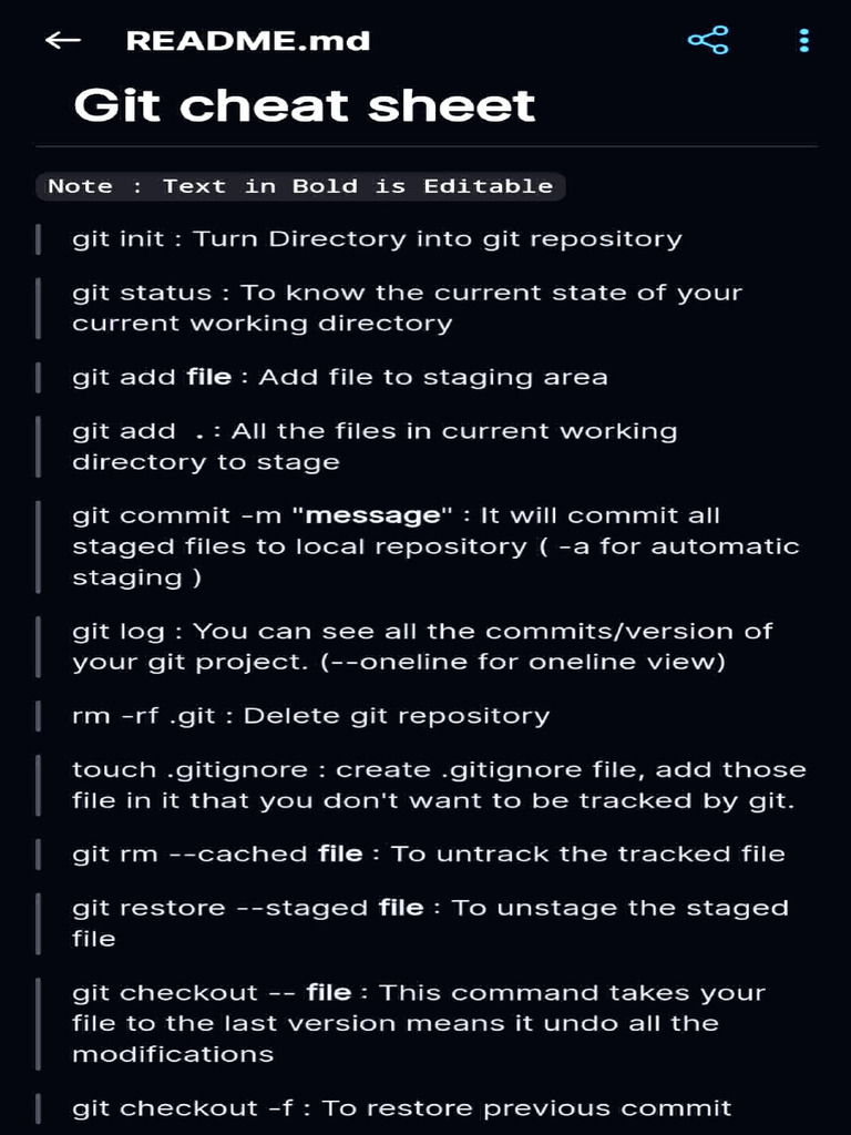 Git Cheatsheet Pdf Information Retrieval Information Technology