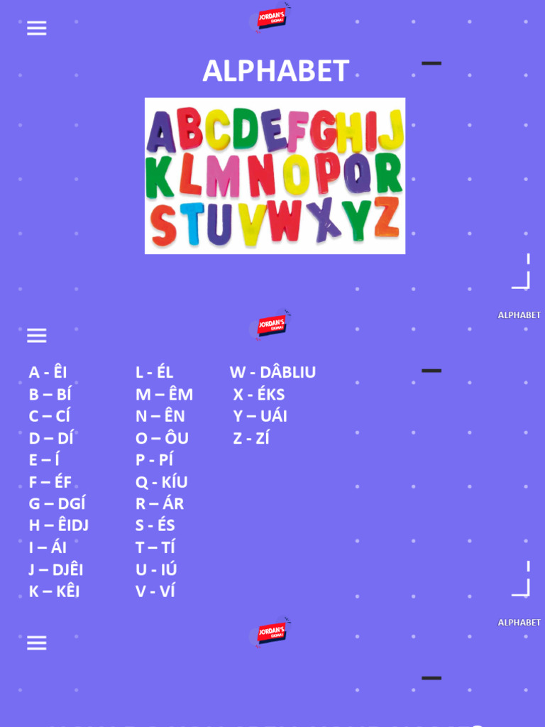 Class 6 - Alphabe | PDF