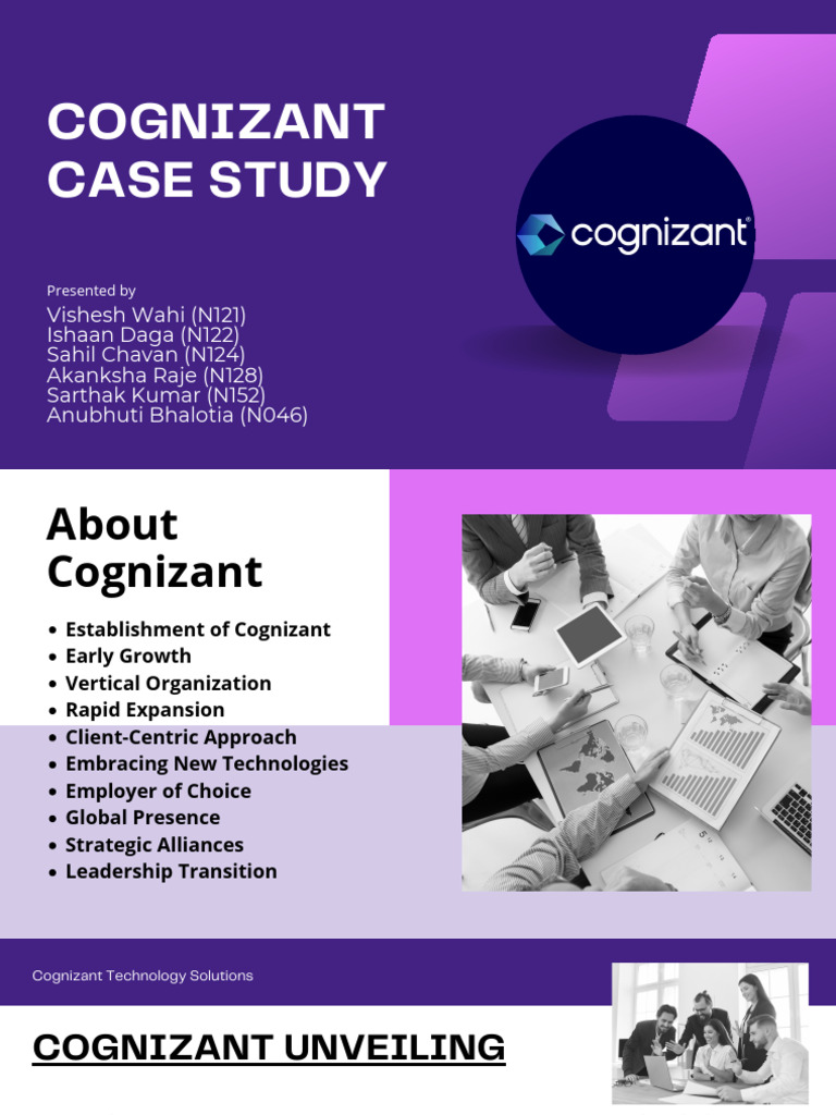 Cognizant Case Study | PDF | Consultant | Chief Information Officer