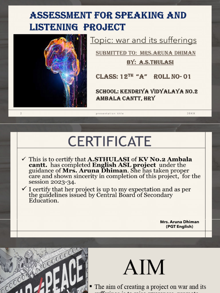 English Asl Project | PDF